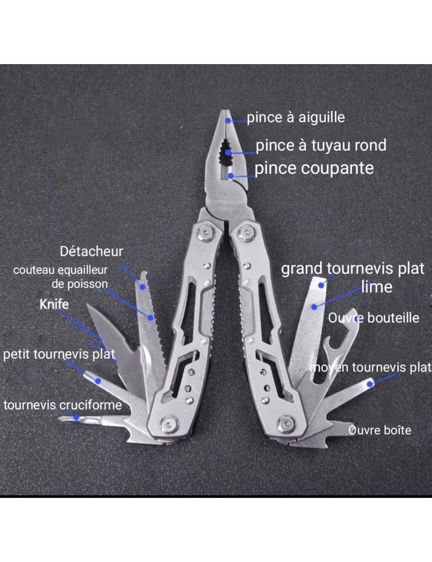 Pince Multifonction 12 outils en 1